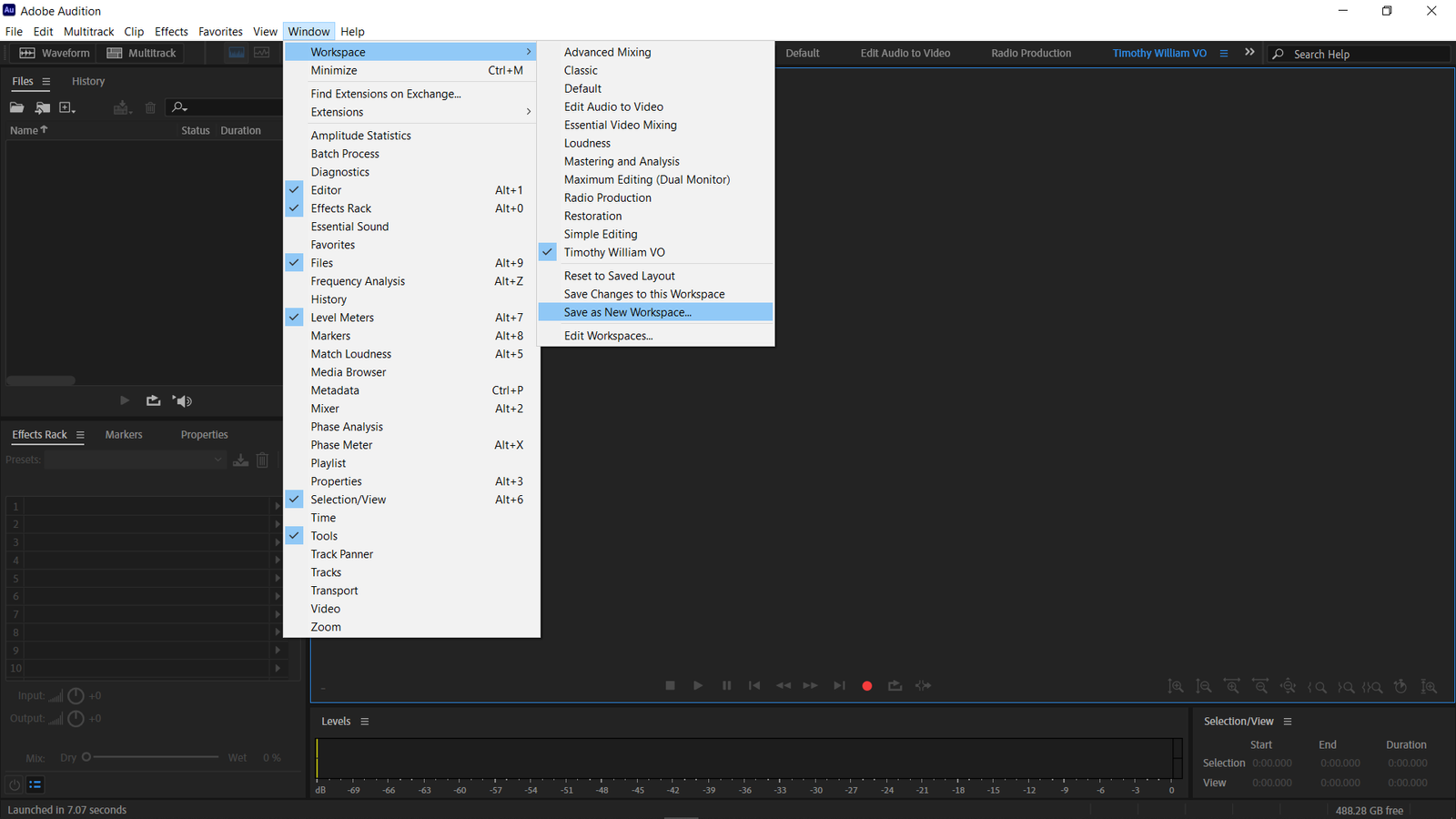 Adobe Audition for Voice Over - Timothy William