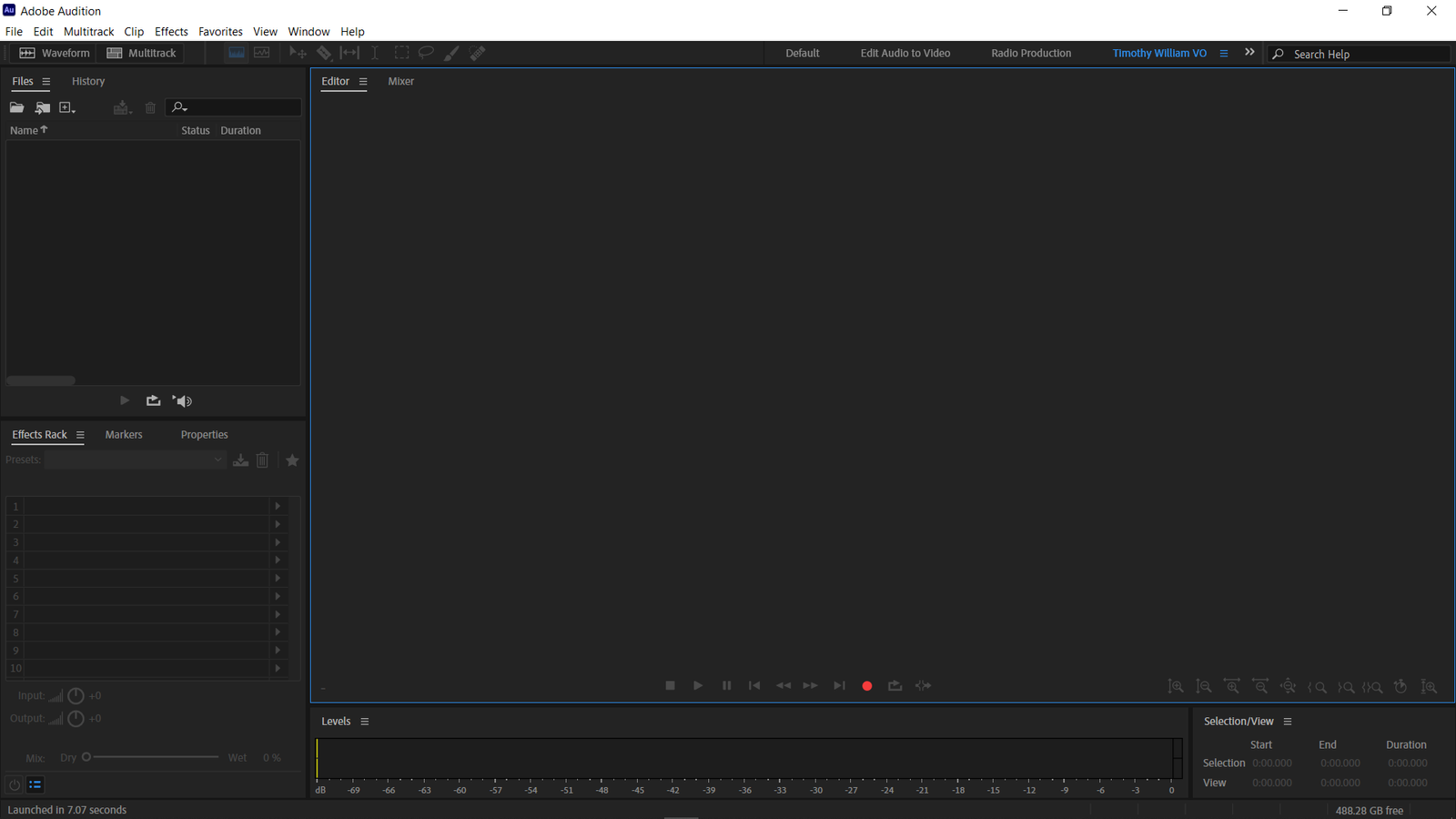 Adobe Audition for Voice Over - Timothy William